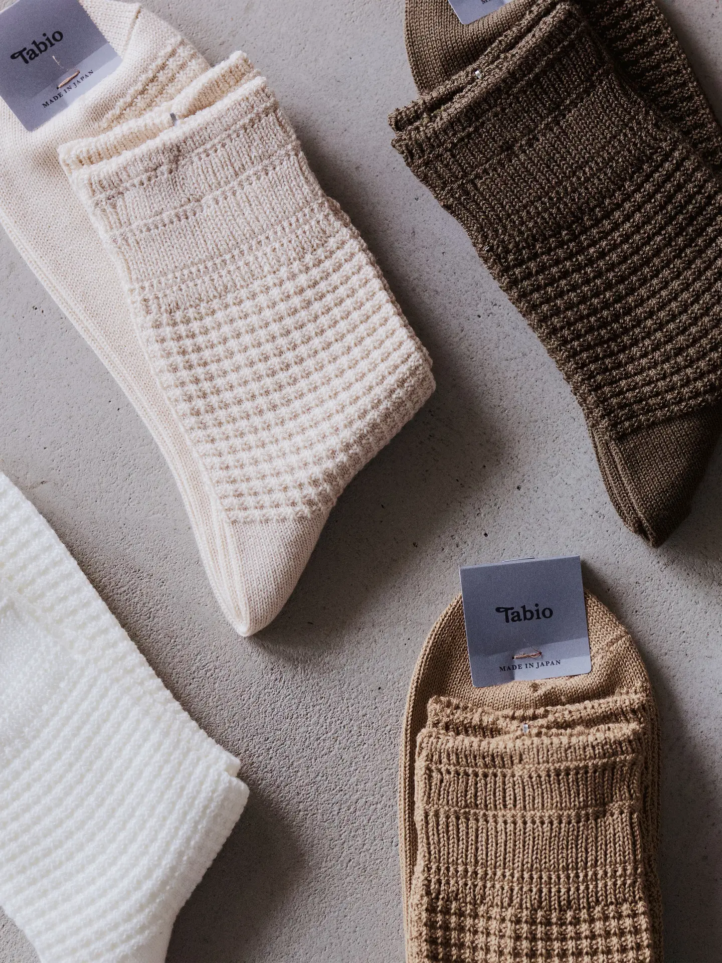 【Tabio MEN】ワッフルゴム長ショート丈ソックス ( 062131320 ) | 靴下屋公式通販 Tabio オンラインストア