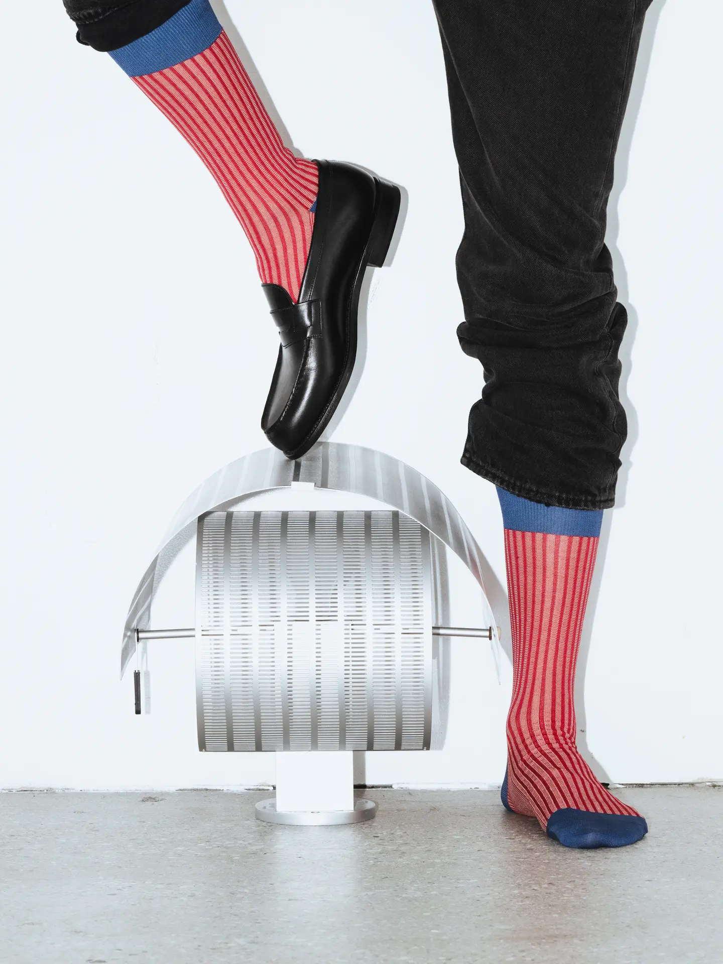 【Tabio MEN】JQストライプ柄レギュラーソックス ( 062142025 ) | 靴下屋公式通販 Tabio オンラインストア