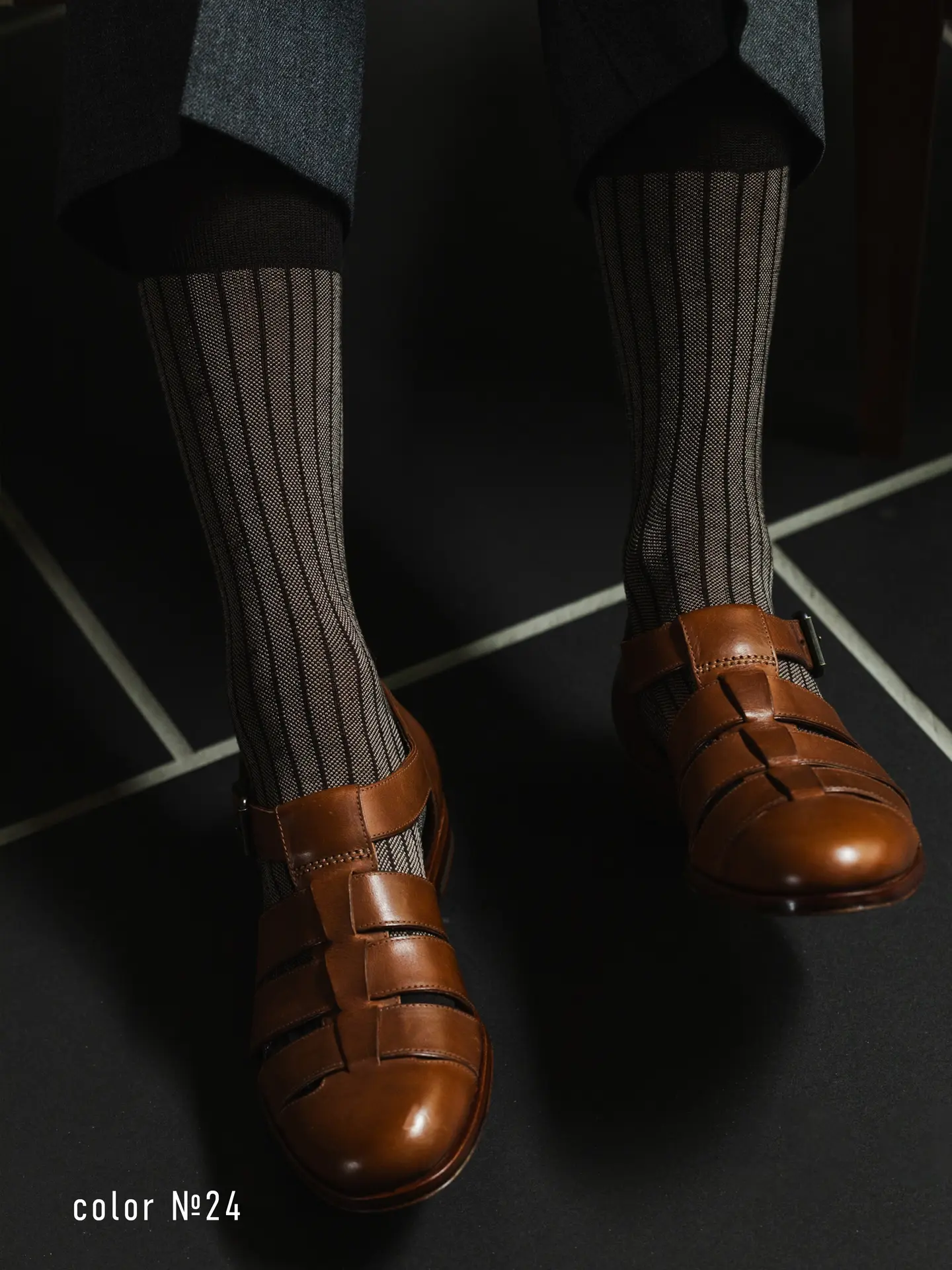 【Tabio MEN】綿麻JQストライプレギュラーソックス ( 062142248 ) | 靴下屋公式通販 Tabio オンラインストア