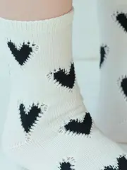 クロシェハートソックス ( 011140609 ) | 靴下屋公式通販 Tabio オンラインストア