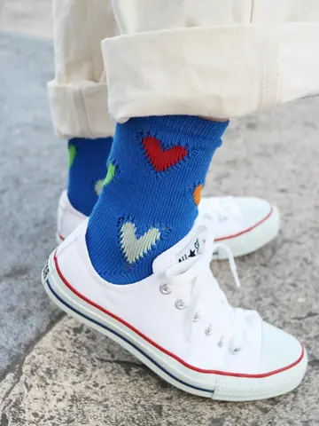 クロシェハートソックス ( 011140609 ) | 靴下屋公式通販 Tabio オンラインストア