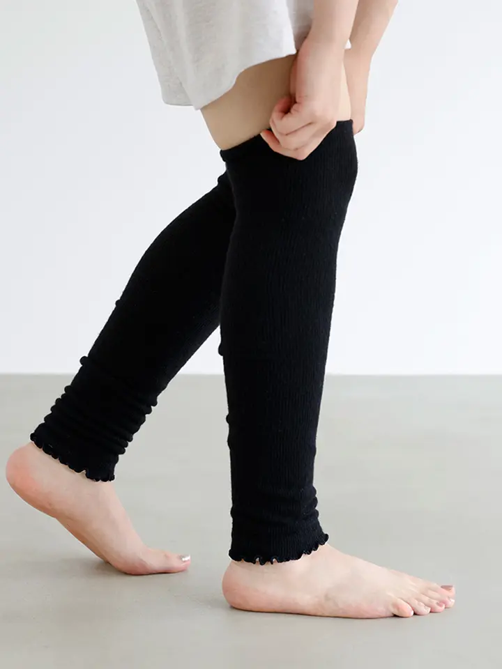 【温脚Labo】ウールシルク二重ロングレッグウォーマー ( 051400055 ) | 靴下屋公式通販 Tabio オンラインストア