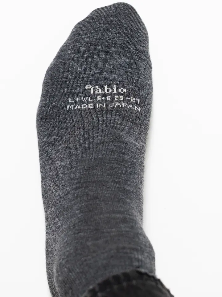 【Tabio MEN】ライトウールショート丈ソックス ( 062131356 ) | 靴下屋公式通販 Tabio オンラインストア