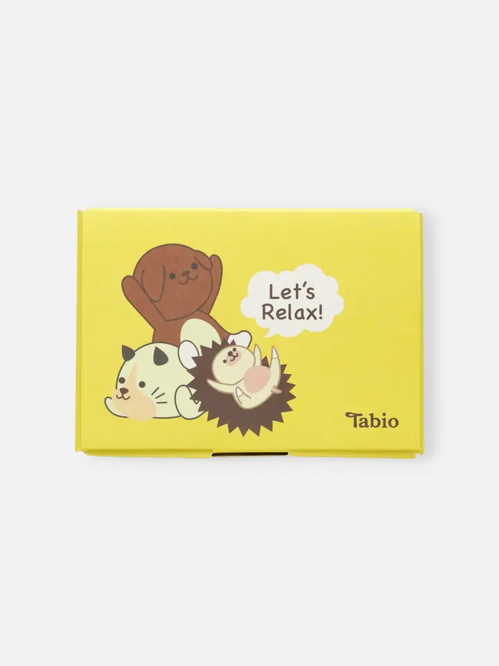 【WEB限定】イヌ ツボ押しプリント五本指ソックスセット 22-24㎝ ( 980000455 ) | 靴下屋公式通販 Tabio オンラインストア