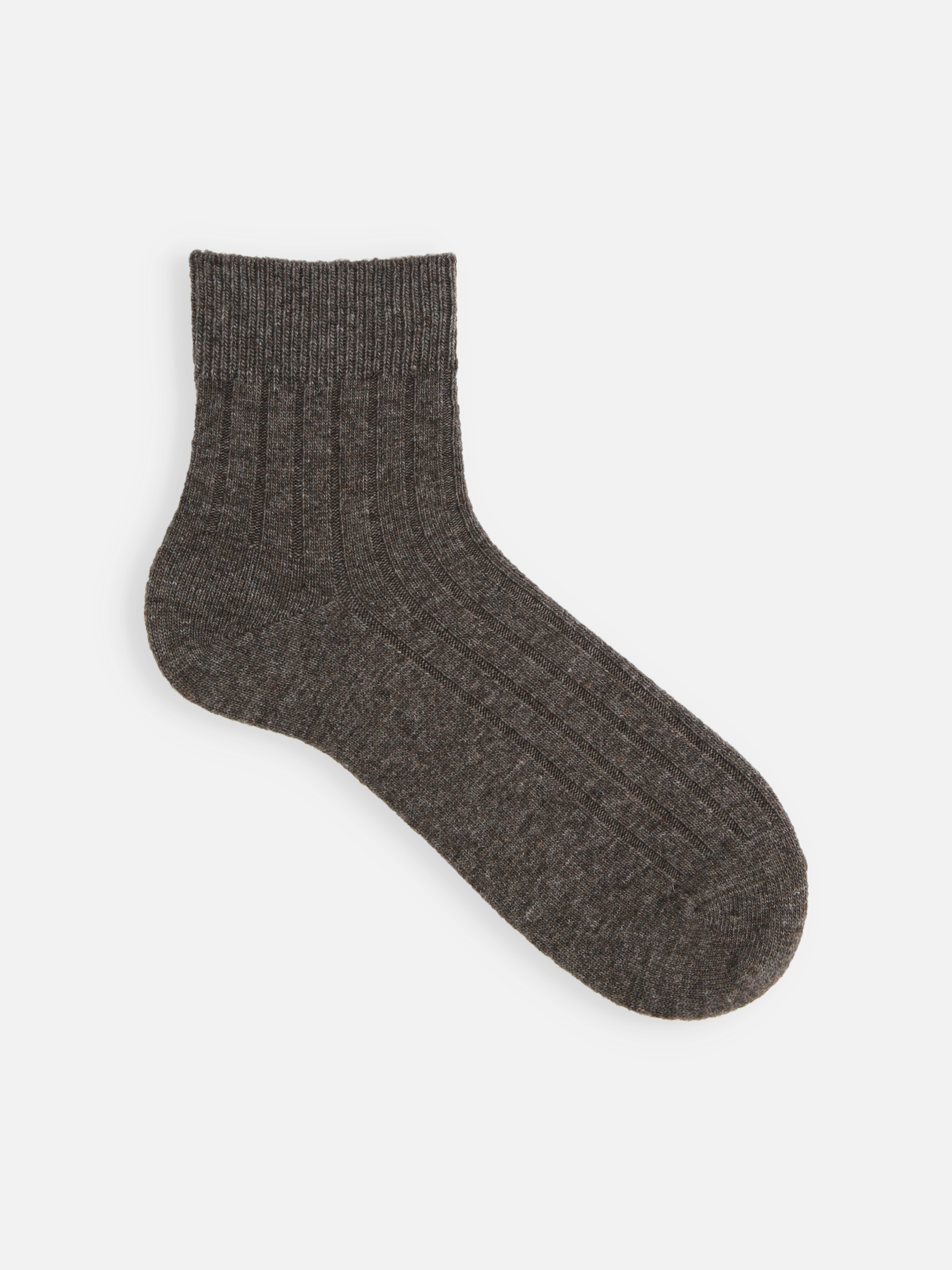 【Tabio MEN】WOOL太リブショート丈ソックス ( 062131231 ) | 靴下屋公式通販 Tabio オンラインストア